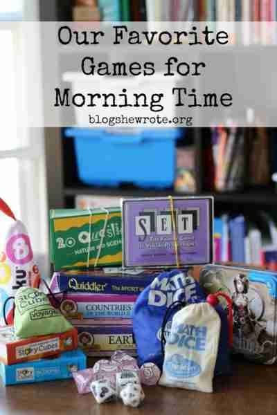 Our Favorite Learning Games for Morning Time - Blog, She Wrote