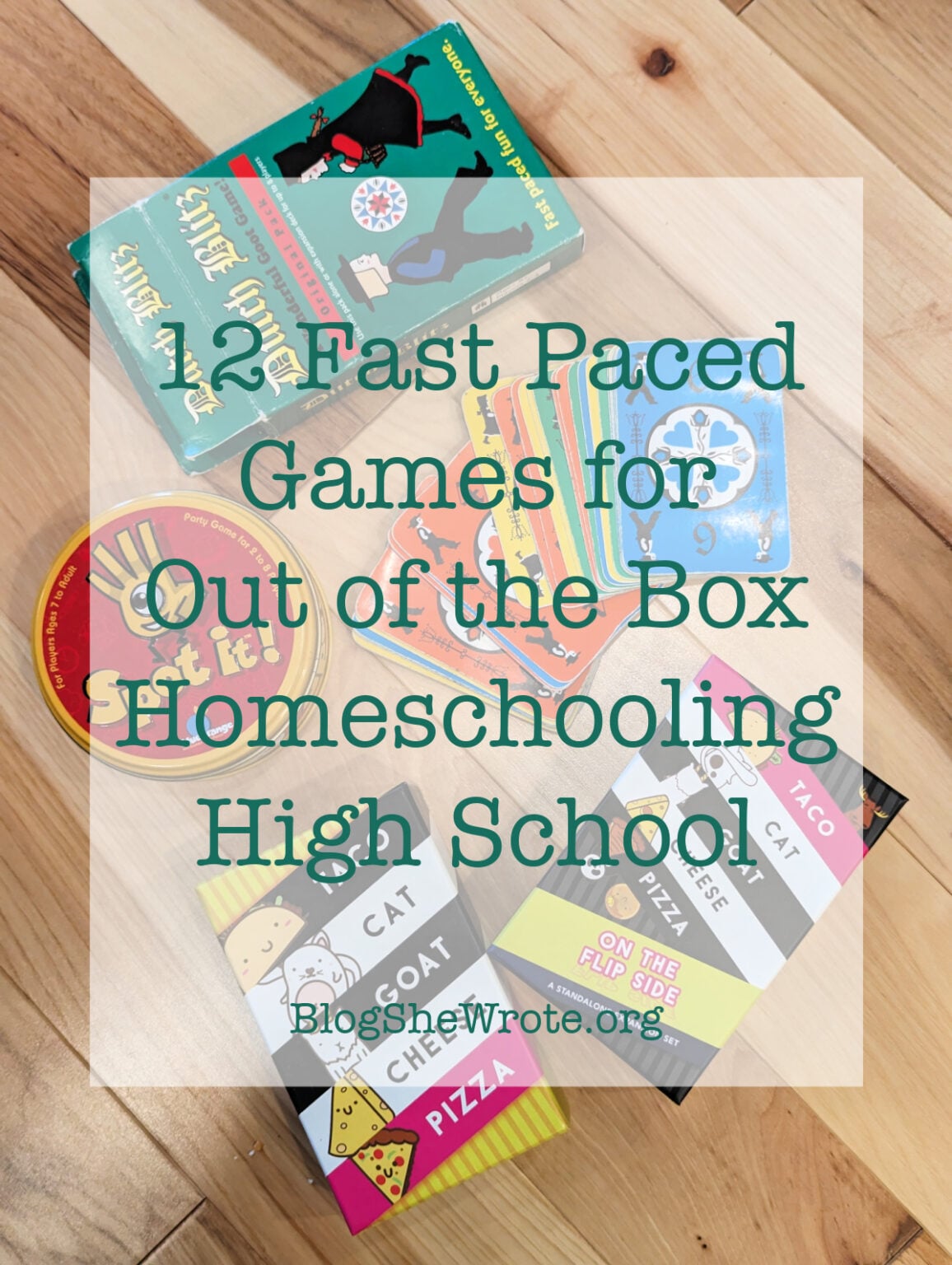 High School Home-Schooling: 12 Fast-Paced Games for Out-of-the-Box ...